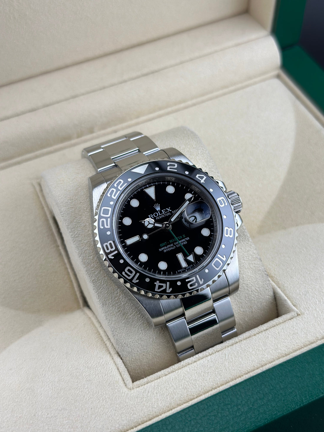 Rolex GMT-Master II 116710LN 40mm Black Dial Steel Watch | 2018